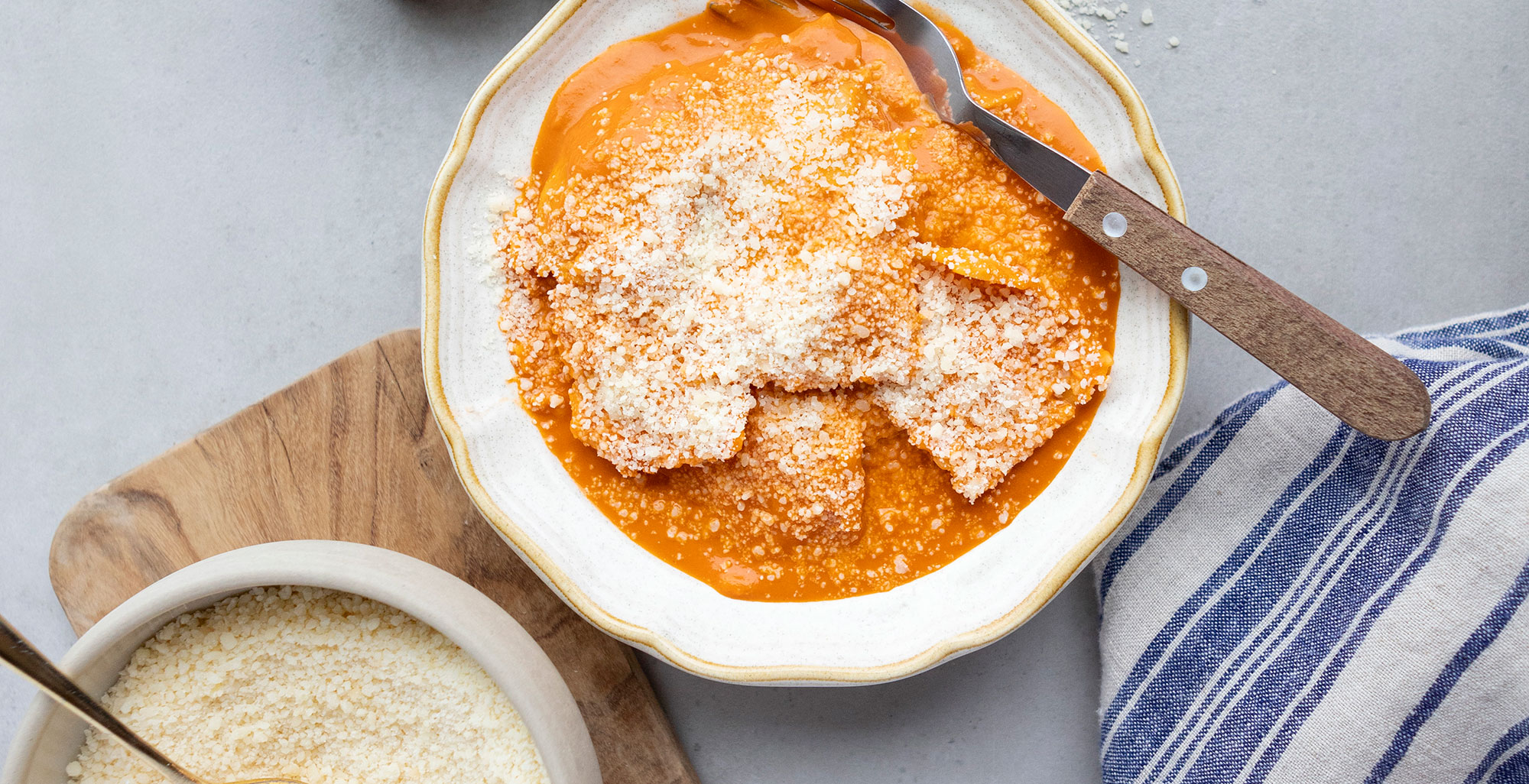 3-Ingredient Creamy Tomato Basil Ravioli | Pacific Foods® Recipes