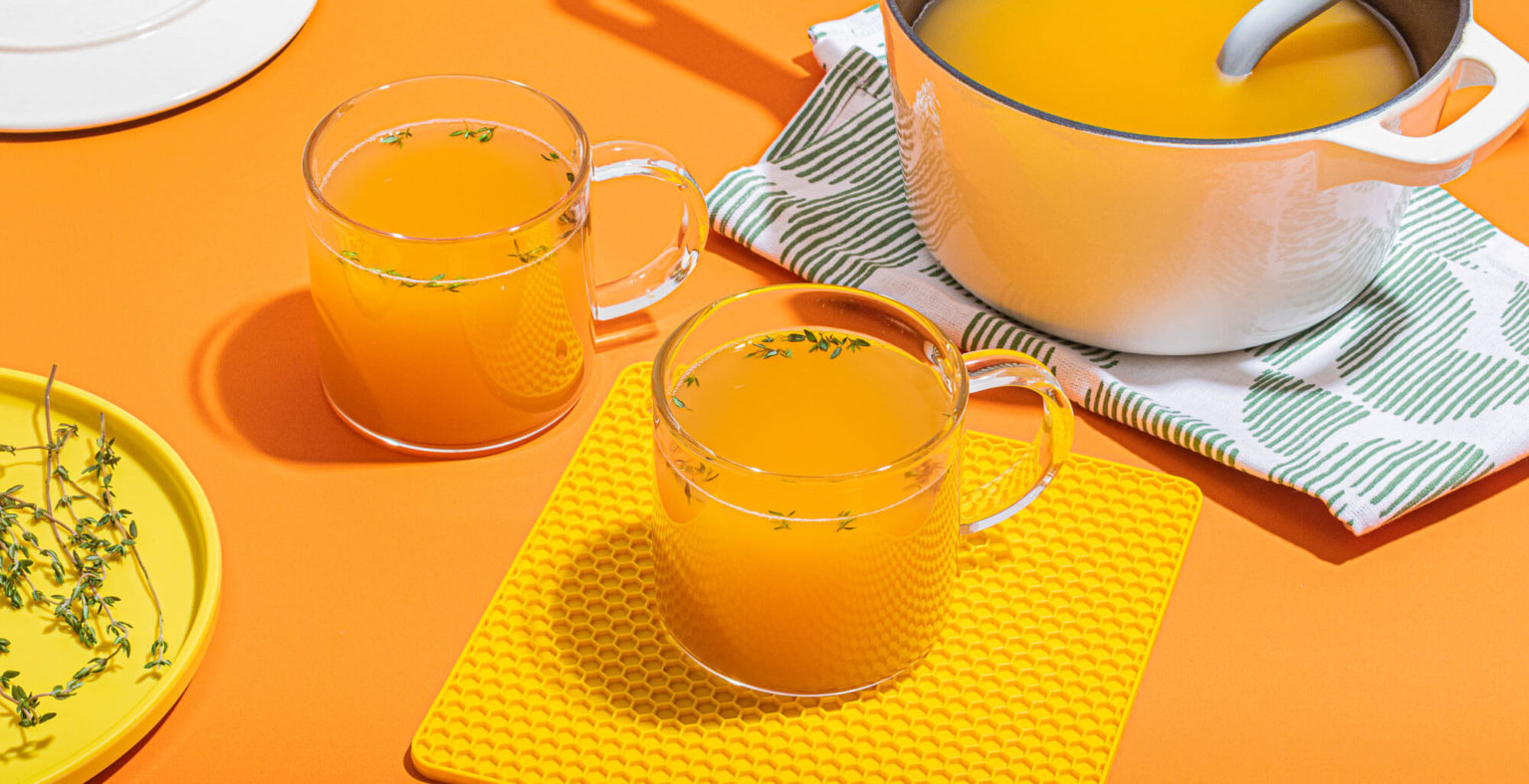 Lemon & Ginger Chicken Bone Broth Toddy | Pacific Foods®