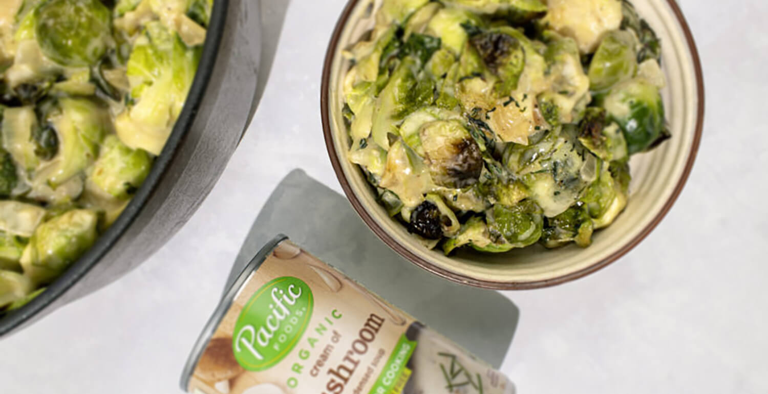 Creamy Brussels Sprouts Bake - Pacific Foods