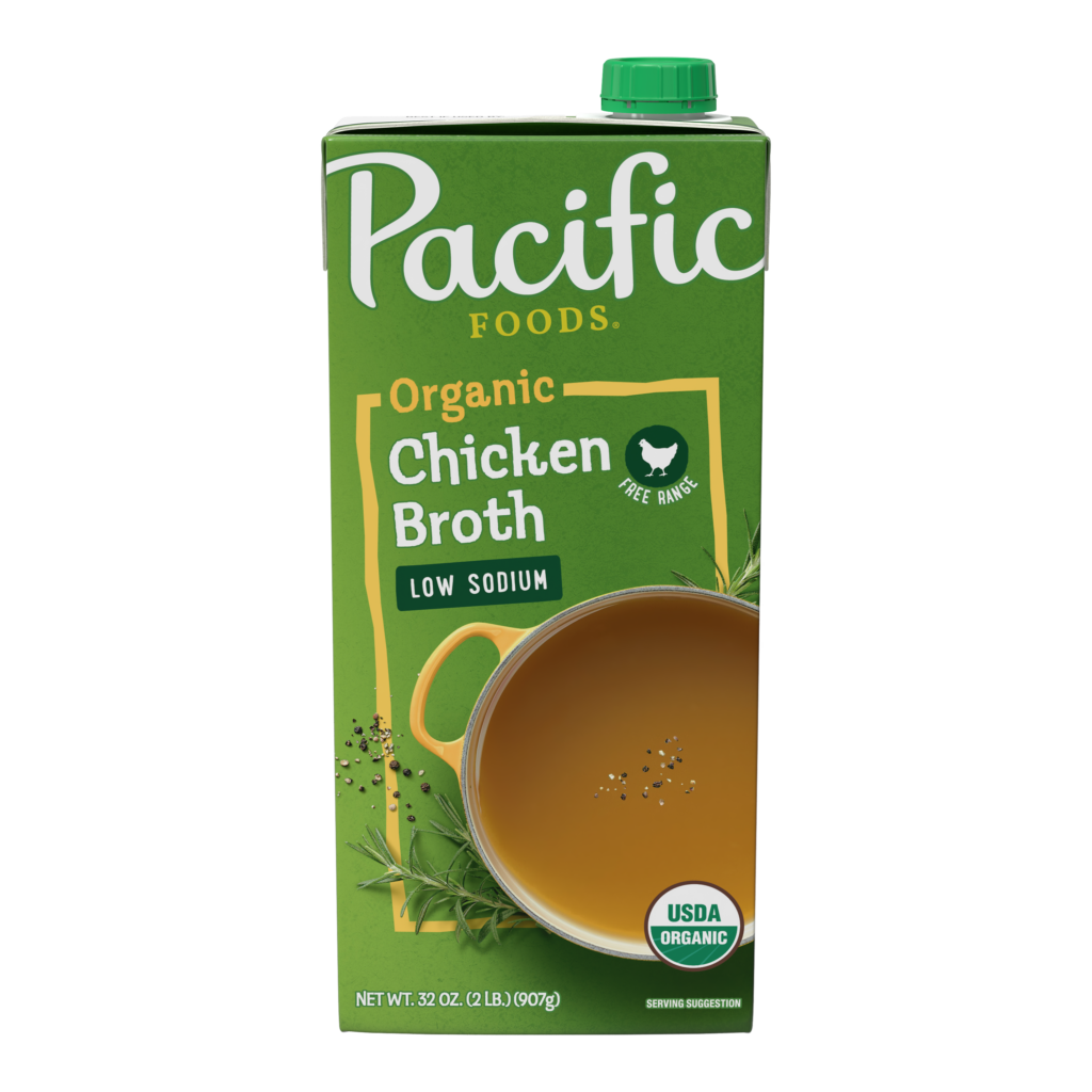 Low Sodium Organic Free Range Chicken Broth | Pacific Foods®