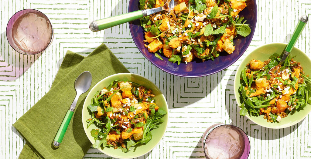 Farro & Roasted Vegetable Bone Broth Bowl | Pacific Foods® Recipes